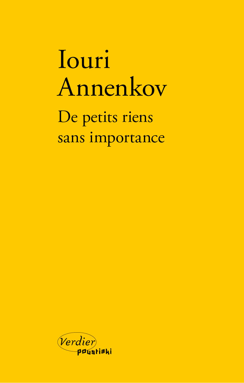 Editions Verdier | Poustiaki | De petits riens sans importance
